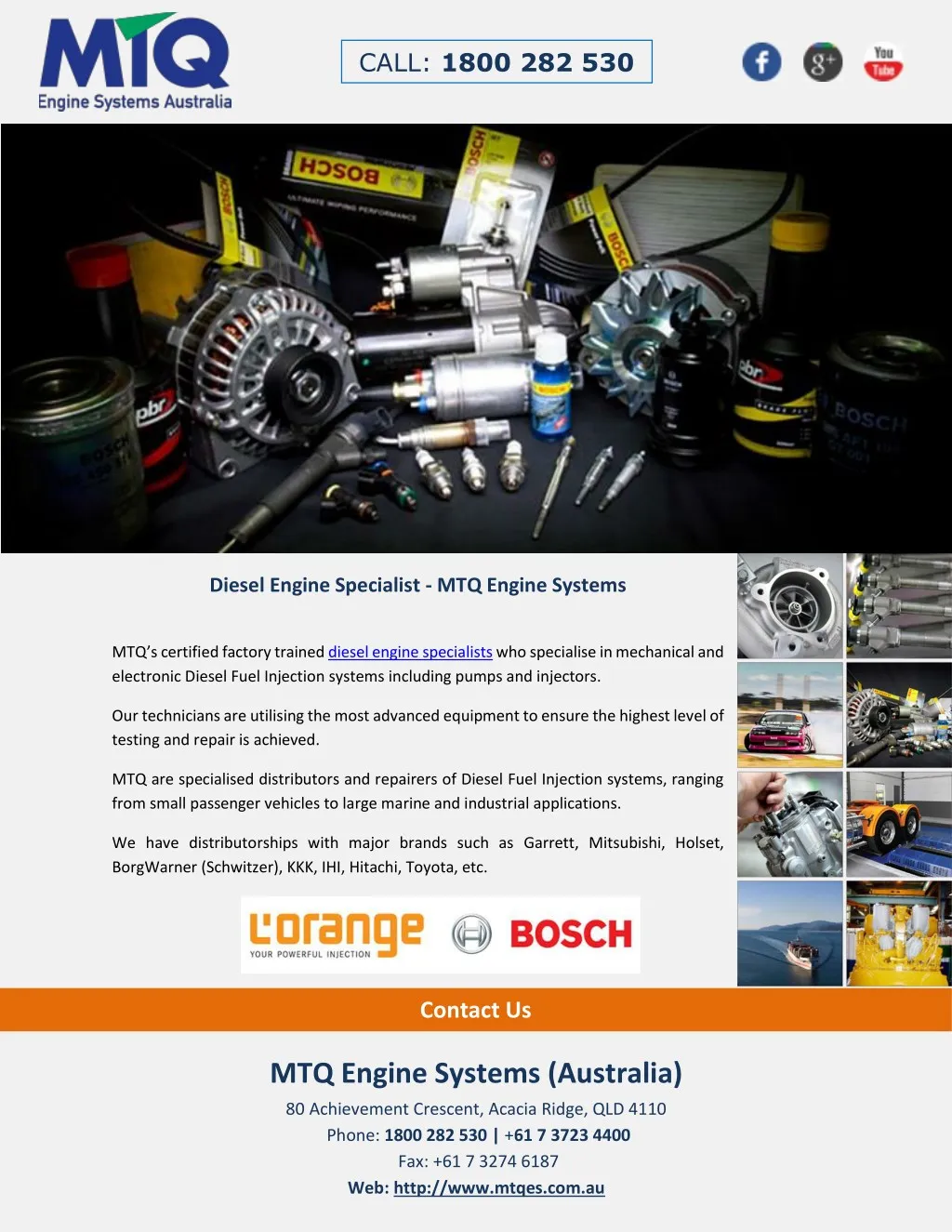PPT - Diesel Engine Specialist - MTQ Engine Systems PowerPoint ...