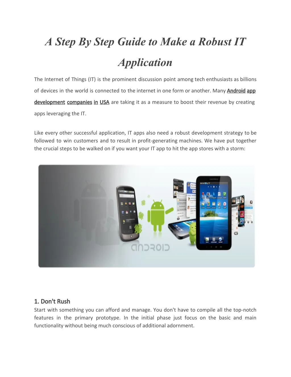 PPT - A Step By Step Guide to Make a Robust IT Application PowerPoint ...