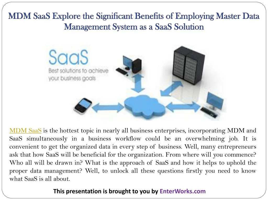 PPT - MDM SaaS Explore the Significant Benefits of Employing Master ...