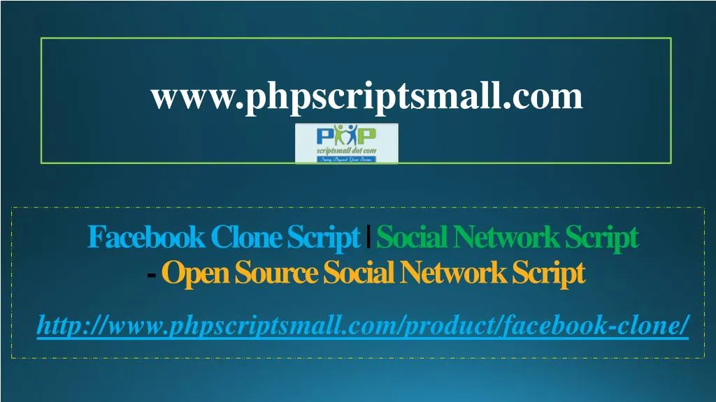 PPT - Facebook Clone Script | Social Network Script PowerPoint ...