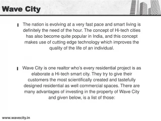 PPT - Why Should Consider Investing in the Best-in-Class Properties of ...