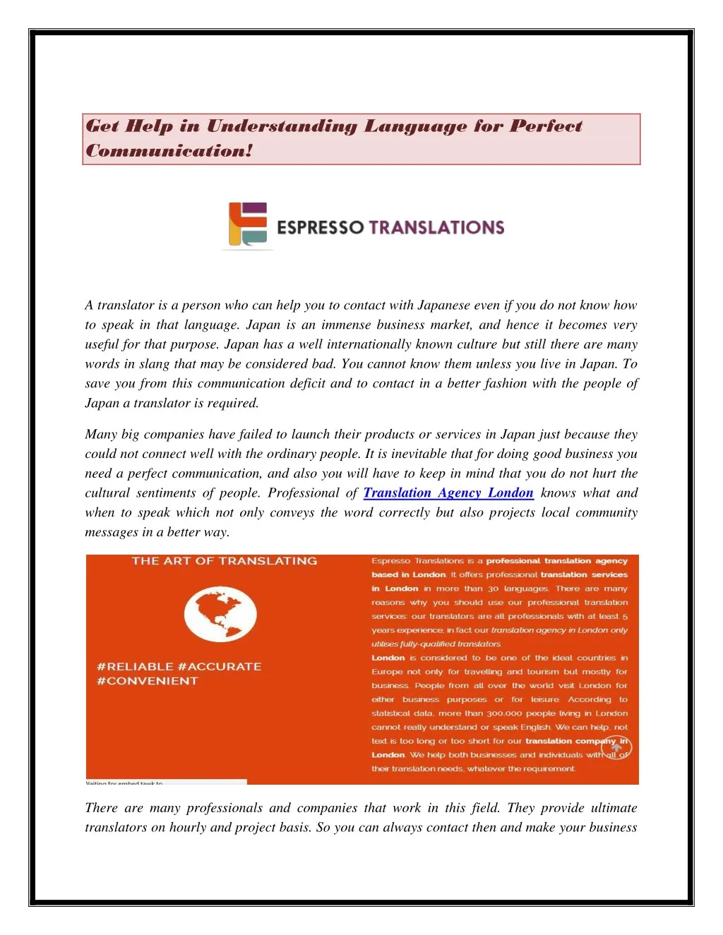 PPT - Get Help in Understanding Language for Perfect Communication ...