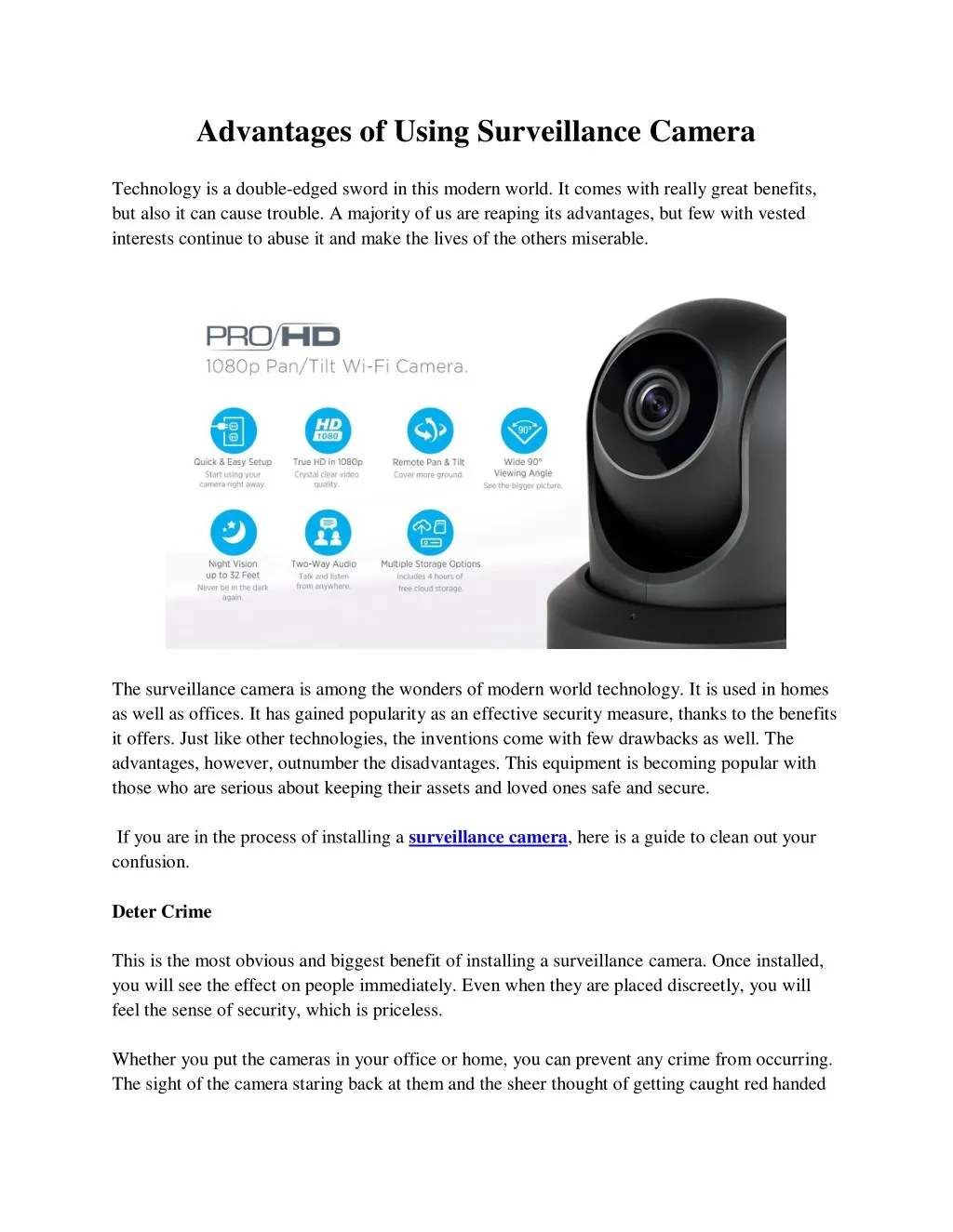 PPT - Advantages of Using Surveillance Camera PowerPoint Presentation ...