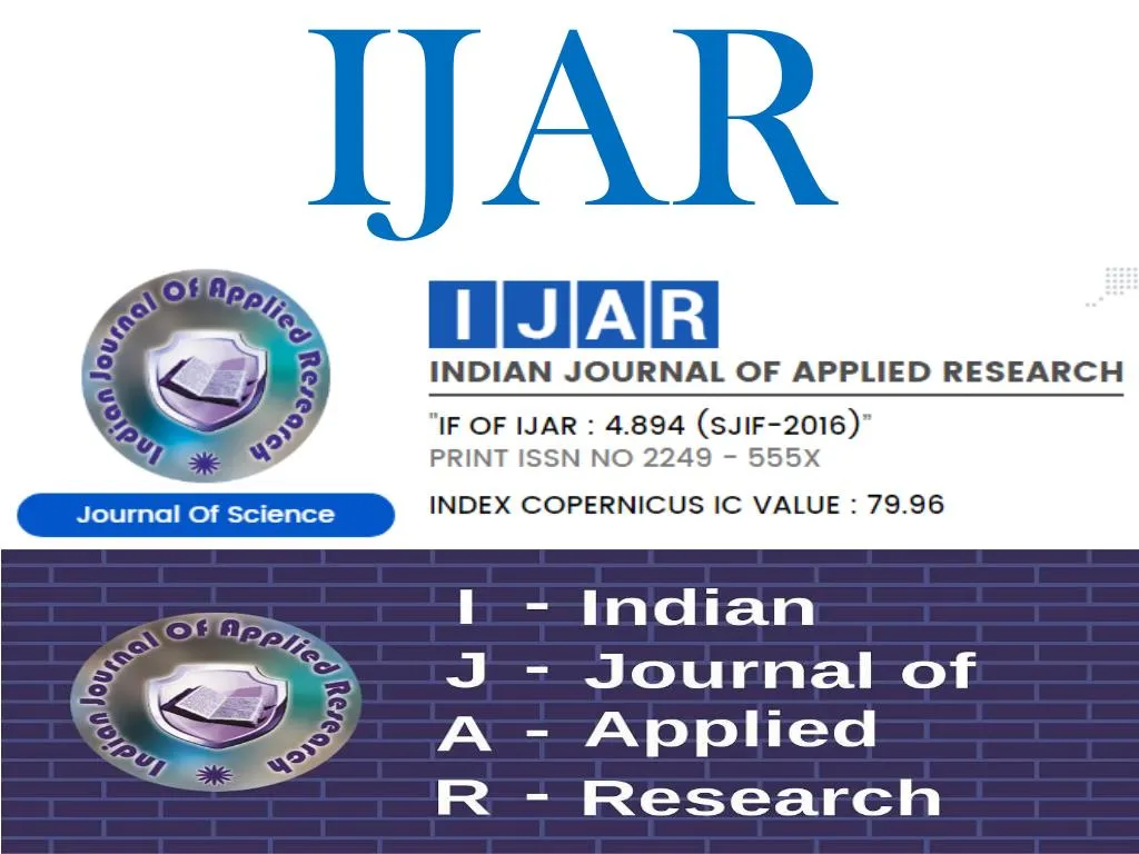 PPT - IJAR - Indian Journal of Applied Research PowerPoint Presentation ...
