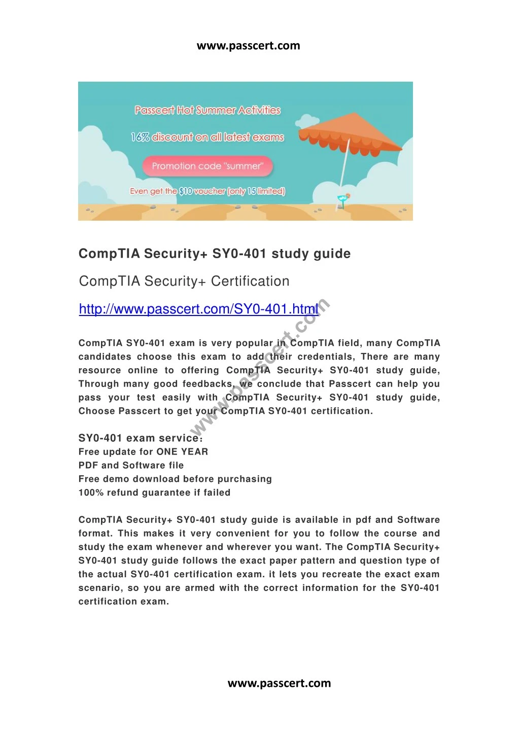 PPT - CompTIA Security SY0-401 study guide PowerPoint Presentation ...