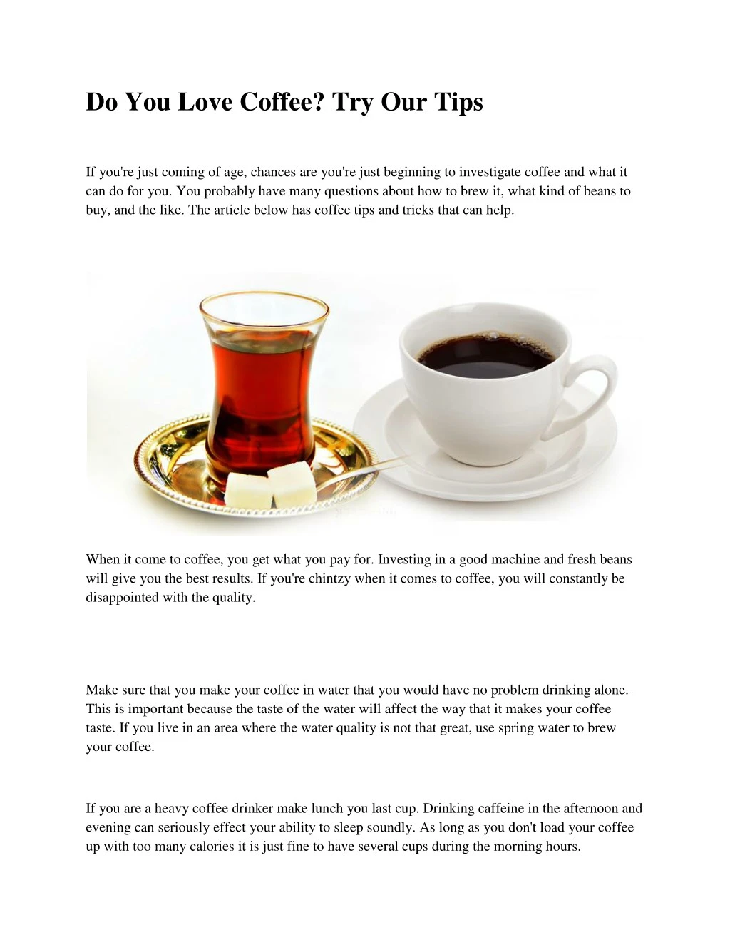 PPT - Start Drinking Better Tasting Coffee Starting Today! PowerPoint ...