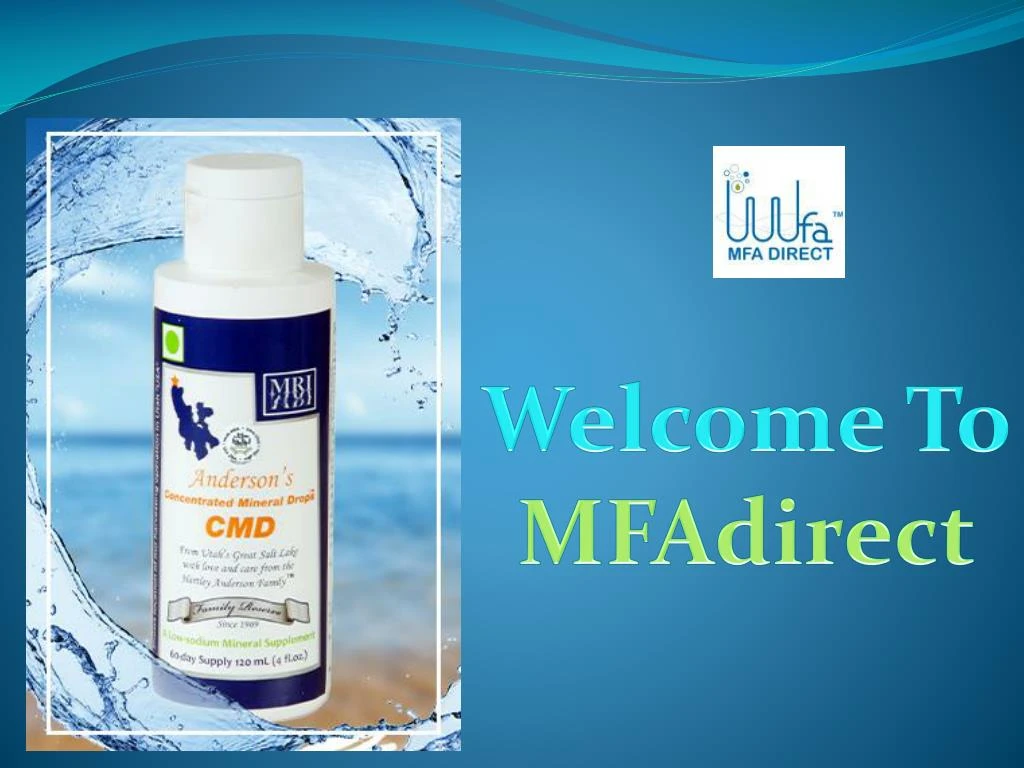 PPT - Mineral Supplement Products | MFAdirect PowerPoint Presentation ...