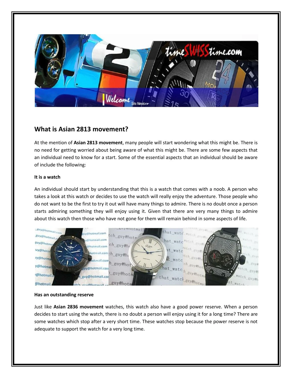 PPT - What is Asian 2813 movement? PowerPoint Presentation, free ...