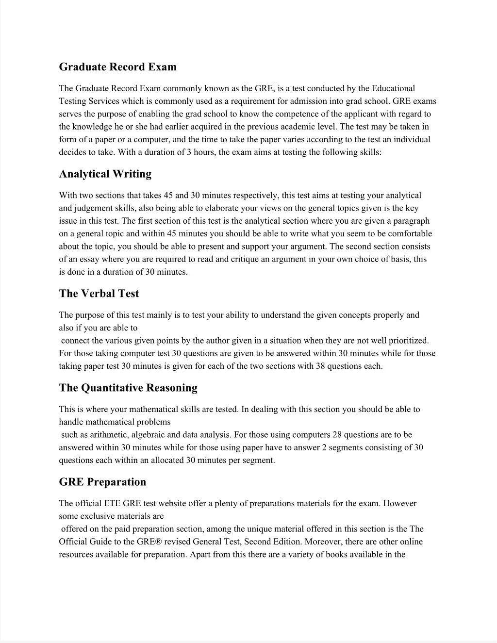 PPT - What is GRE (Graduate Record Examination)? PowerPoint ...
