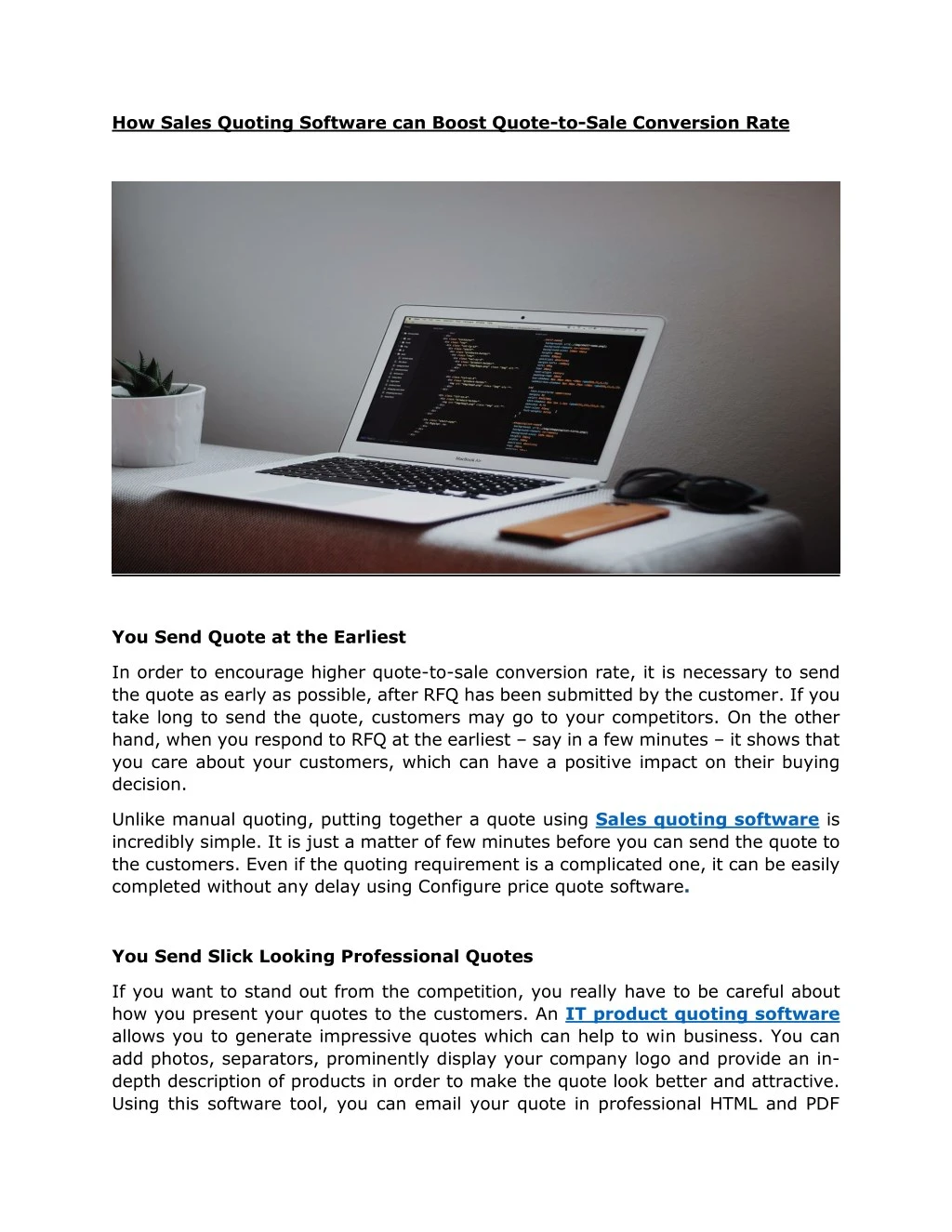 PPT - How Sales Quoting Software can Boost Quote-to-Sale Conversion ...
