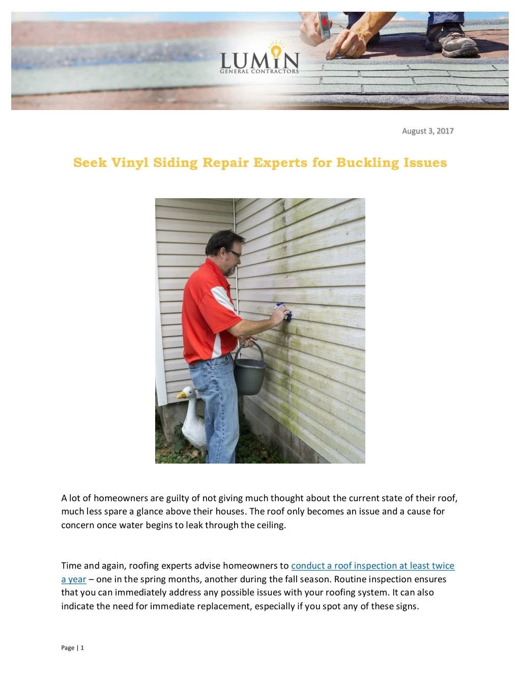 PPT - Seek Vinyl Siding Repair Experts for Buckling Issues PowerPoint ...