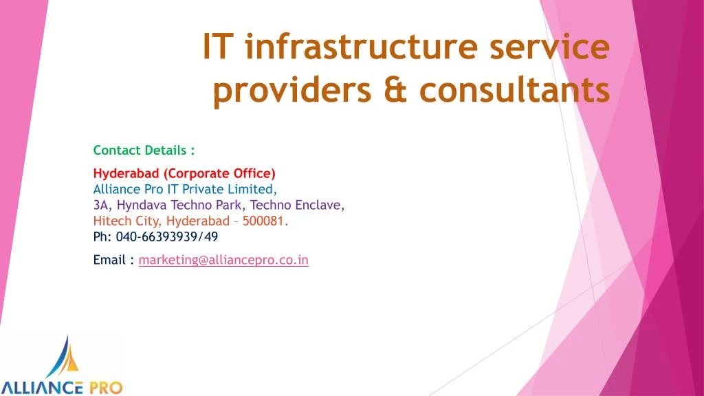PPT - IT infrastructure service providers,IT consultants PowerPoint ...