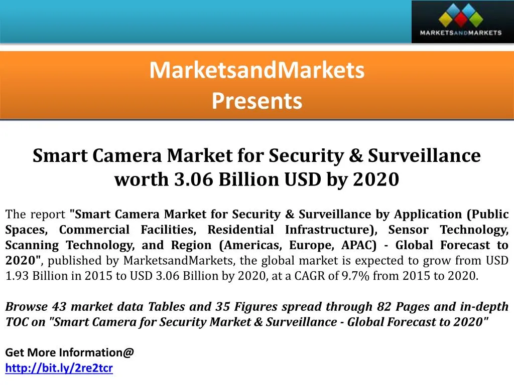 PPT - Smart Camera Market for Security & Surveillance worth 3.06 ...