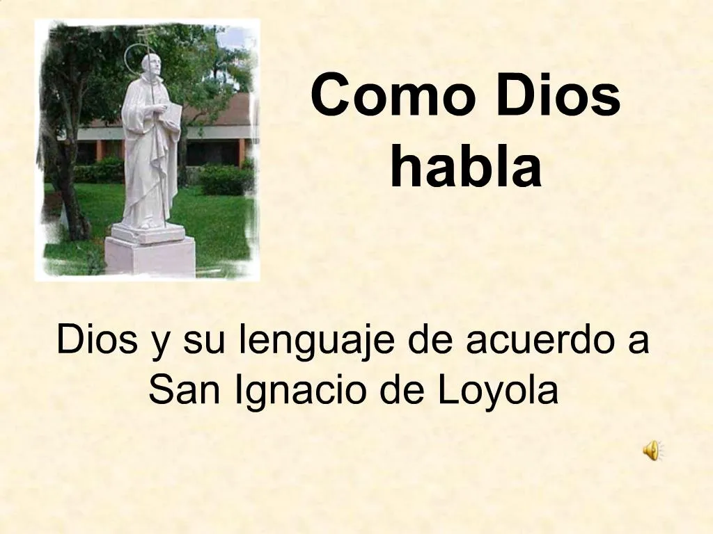 PPT - Como Dios habla PowerPoint Presentation, free download - ID:765949