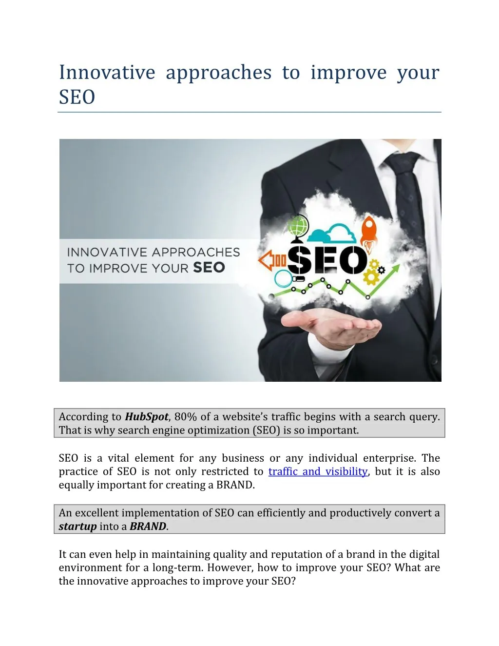 PPT - Innovative Approaches to Improve Your SEO PowerPoint Presentation ... PPT - Innovative Approaches to Improve Your SEO PowerPoint Presentation ...