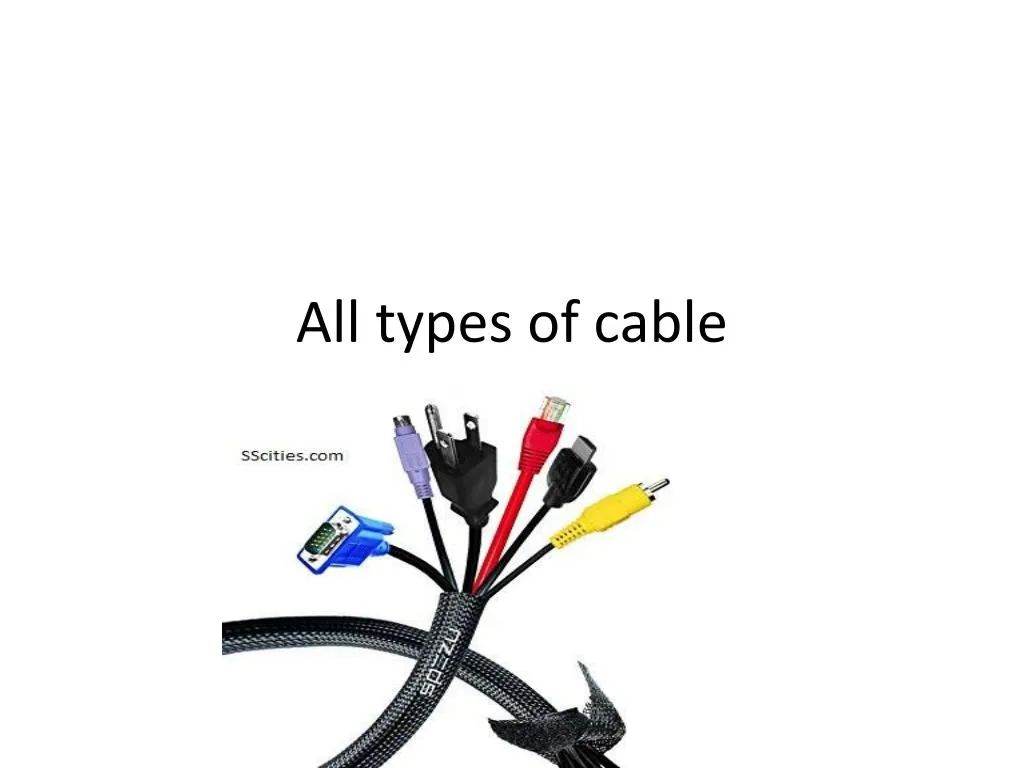 PPT - All types of cable PowerPoint Presentation, free download - ID ...