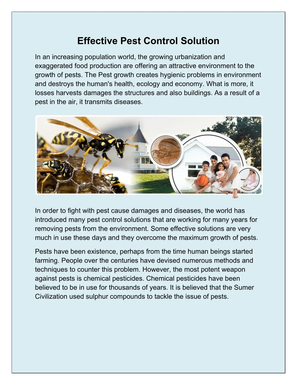 PPT - Effective Pest Control Solution PowerPoint Presentation, free ...