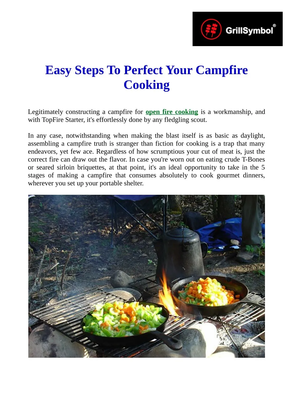 PPT - Some Easy Step To Perfect Your Campfire Cooking PowerPoint Presentation - ID:7666566