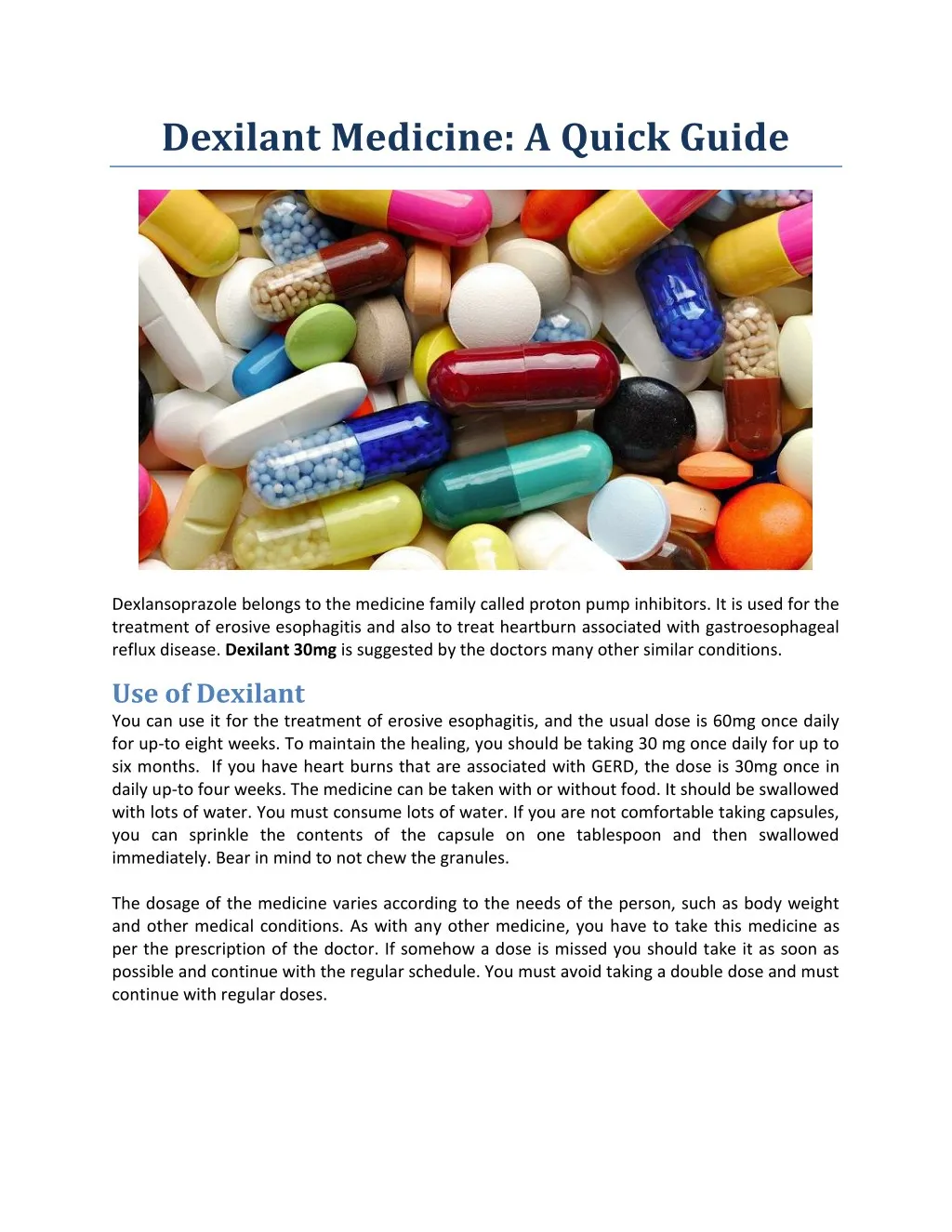PPT - Dexilant Medicine: A Quick Guide PowerPoint Presentation, free ...