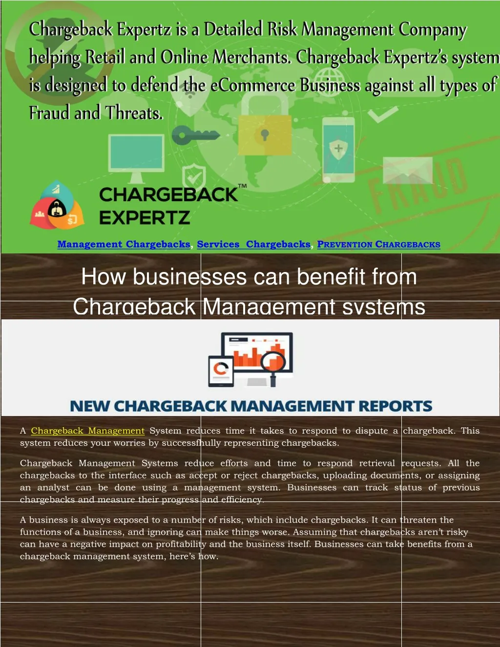 PPT - Chargeback Management System. PowerPoint Presentation, free download - ID:7675304
