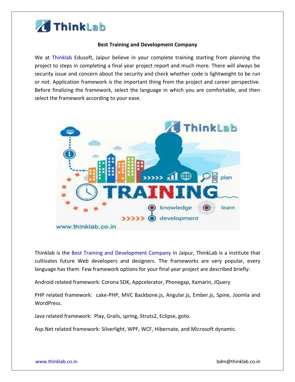 PPT - Best Training and Development Company PowerPoint Presentation ...