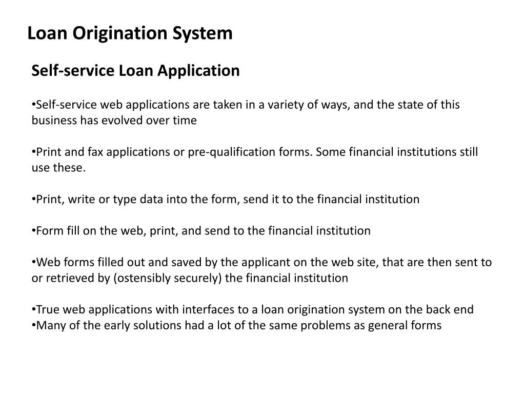 PPT - Loan Origination Software PowerPoint Presentation - ID:7679209