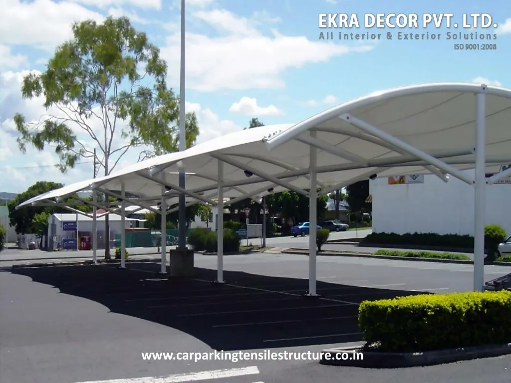 PPT - Car Parking Tensile Structure, Parking Garage Sheds PowerPoint ...