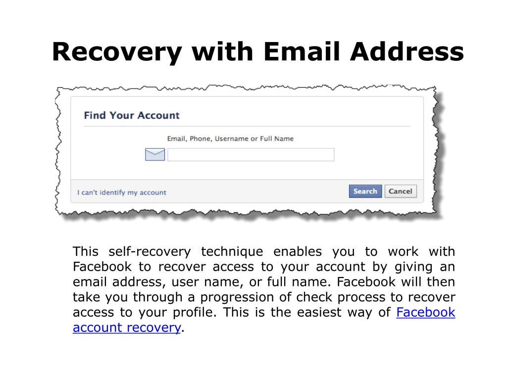 PPT - Facebook Account Recovery PowerPoint Presentation - ID:7682505