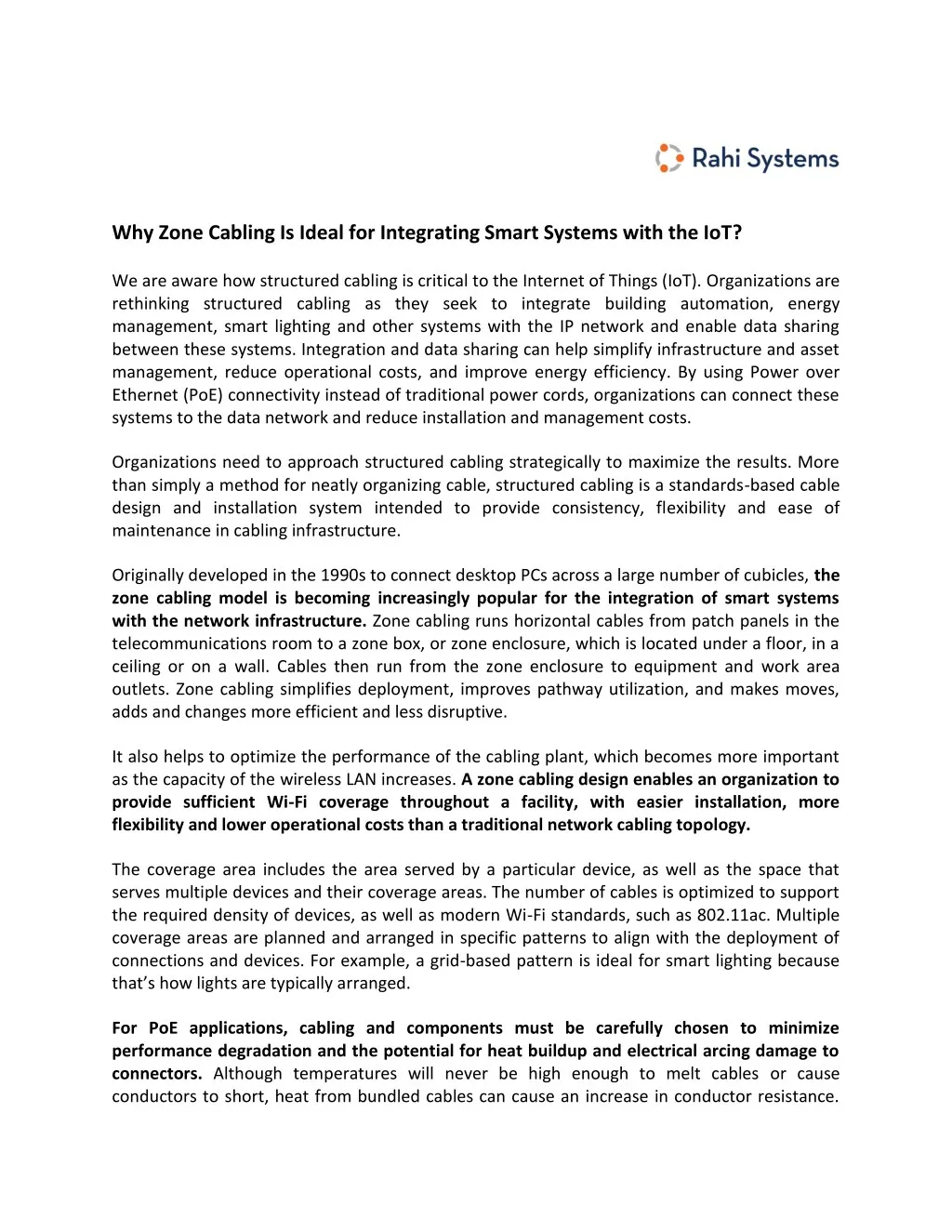 PPT - Why Zone Cabling Is Ideal for Integrating Smart Systems with the ...