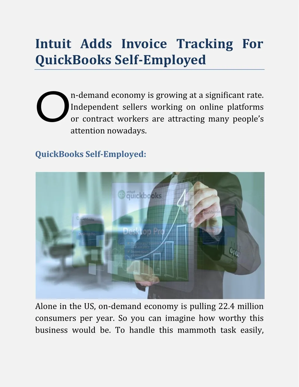 PPT - Intuit Adds Invoice Tracking For QuickBooks Self-Employed ...