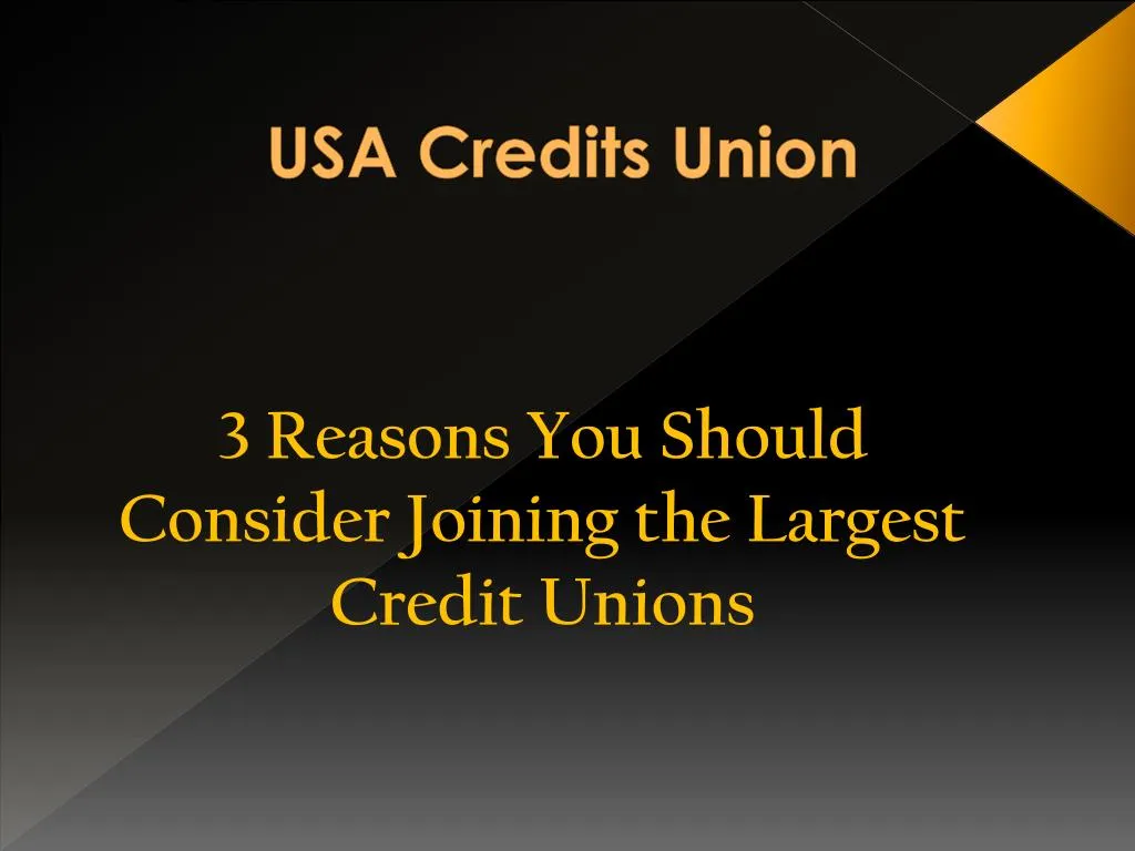 PPT - Get List of Largest Credit Unions PowerPoint Presentation, free ...