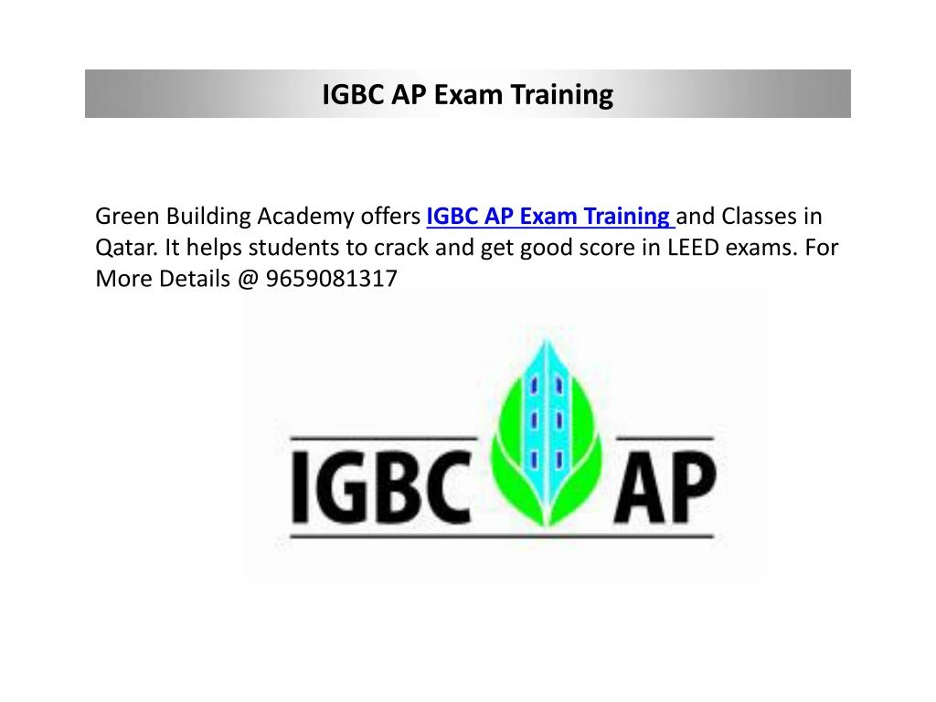 PPT - Best LEED Green Associate Study Guide PowerPoint Presentation ...