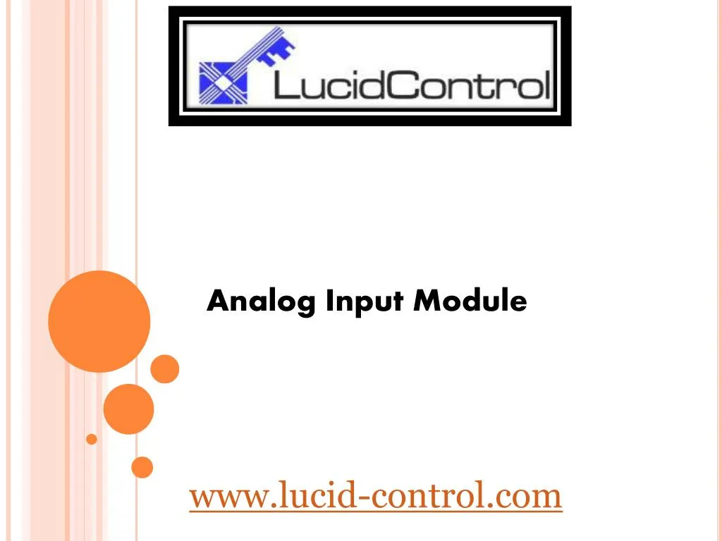 PPT - Analog Input Module - lucid-control.com PowerPoint Presentation ...