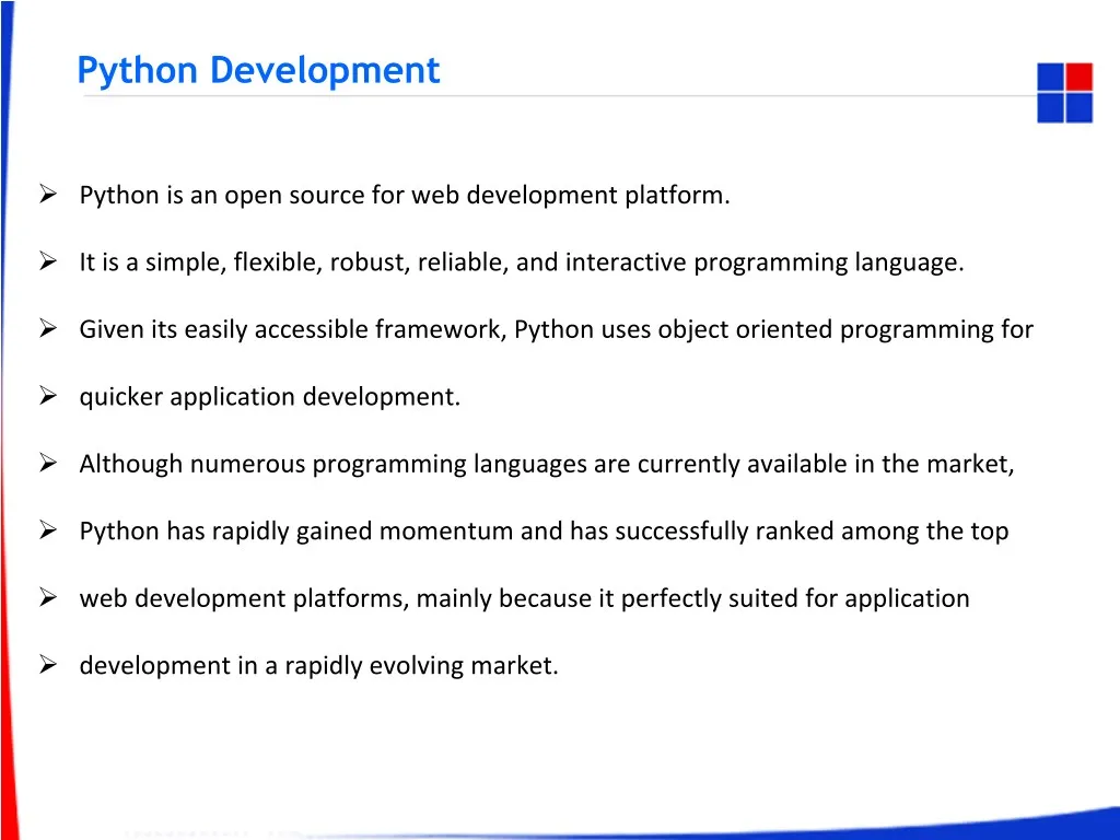 PPT - Python Development PowerPoint Presentation, free download - ID ...