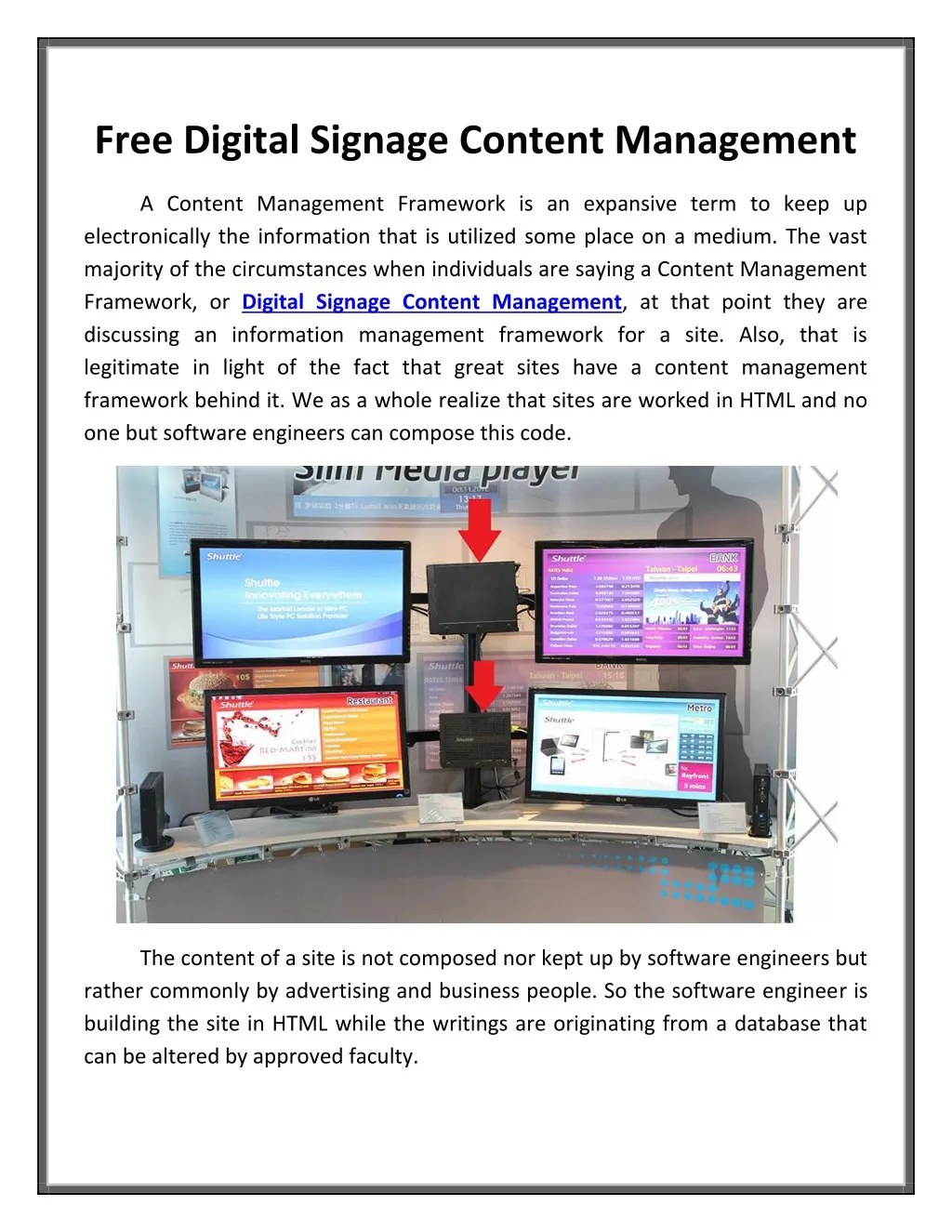 PPT - Free Digital Signage Content Management_Dynasign PowerPoint ...