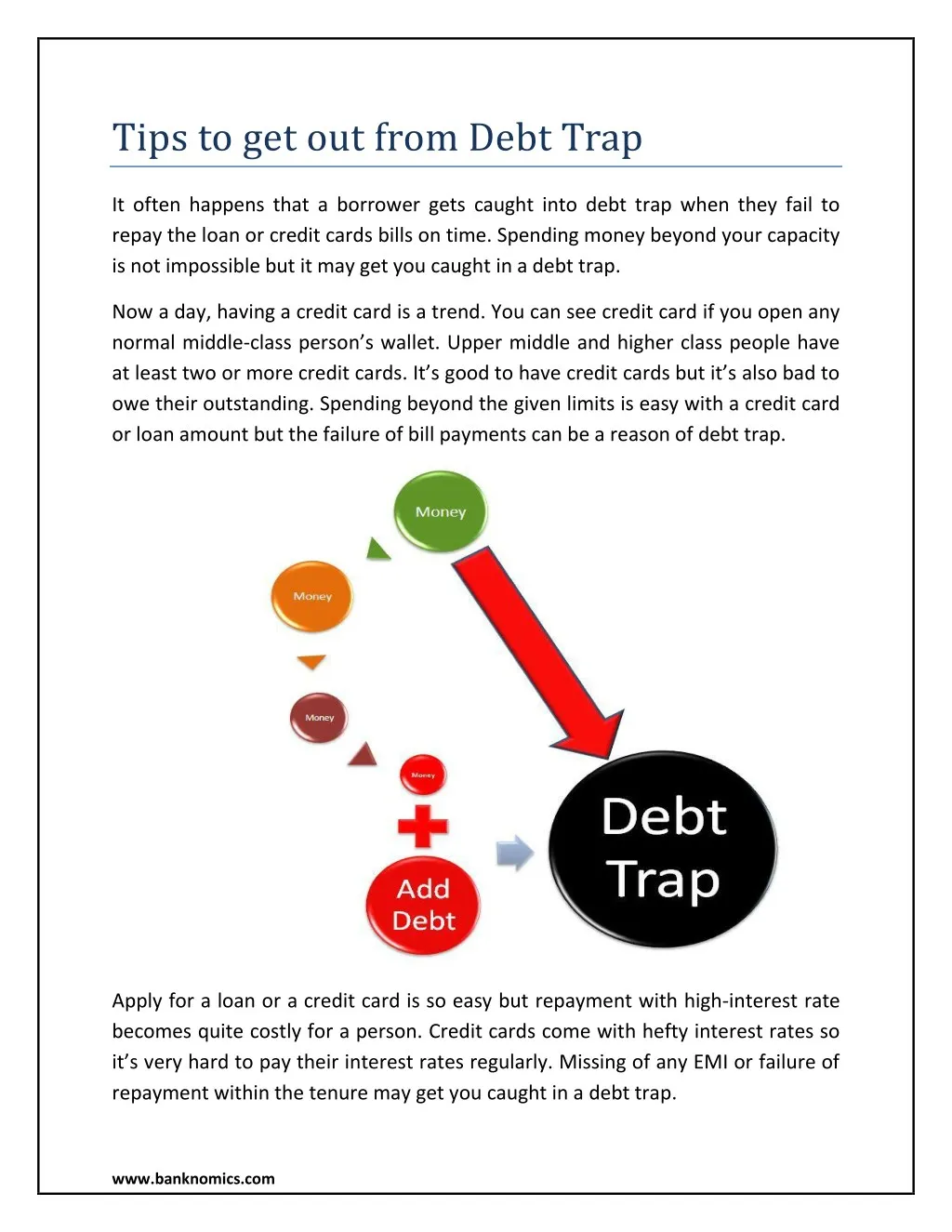 PPT - Tips to get out from Debt Trap PowerPoint Presentation, free ...