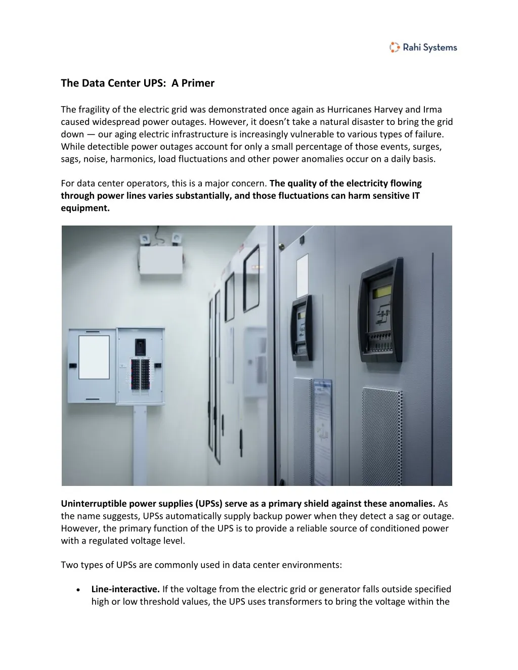 PPT - Data Center UPS | Rahi Systems PowerPoint Presentation, free ...