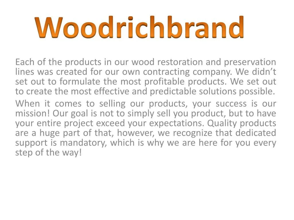 PPT - One Time Wood Protector for Decks PowerPoint Presentation, free ...