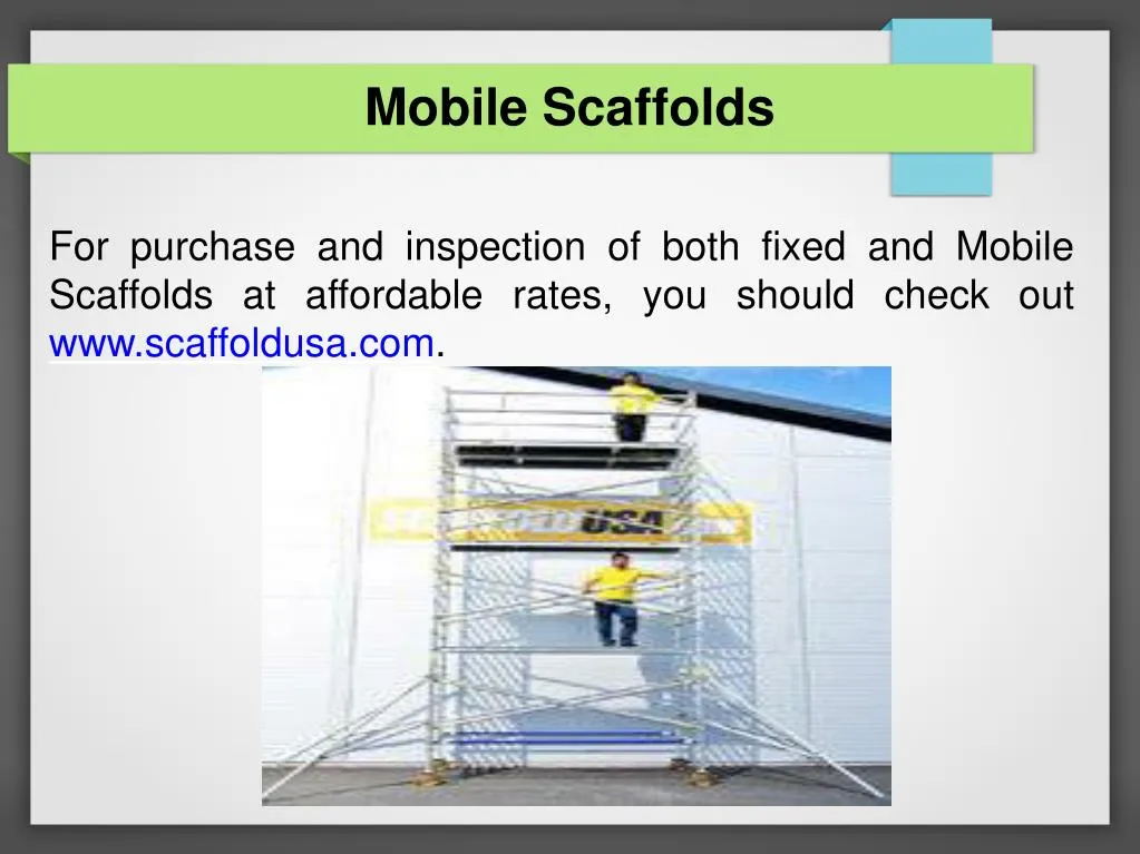 PPT - Maintenance scaffolding PowerPoint Presentation, free download ...