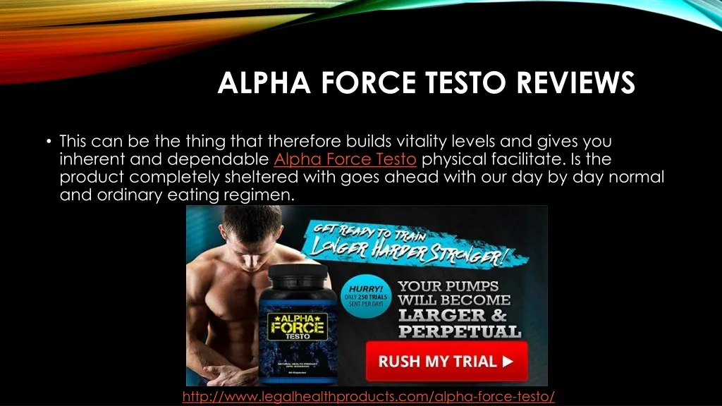 PPT - Where to Buy Alpha Force Testo and Price PowerPoint Presentation ...