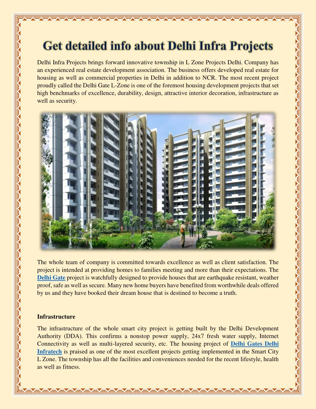PPT - Get Detailed info about Delhi Infra Projects PowerPoint ...