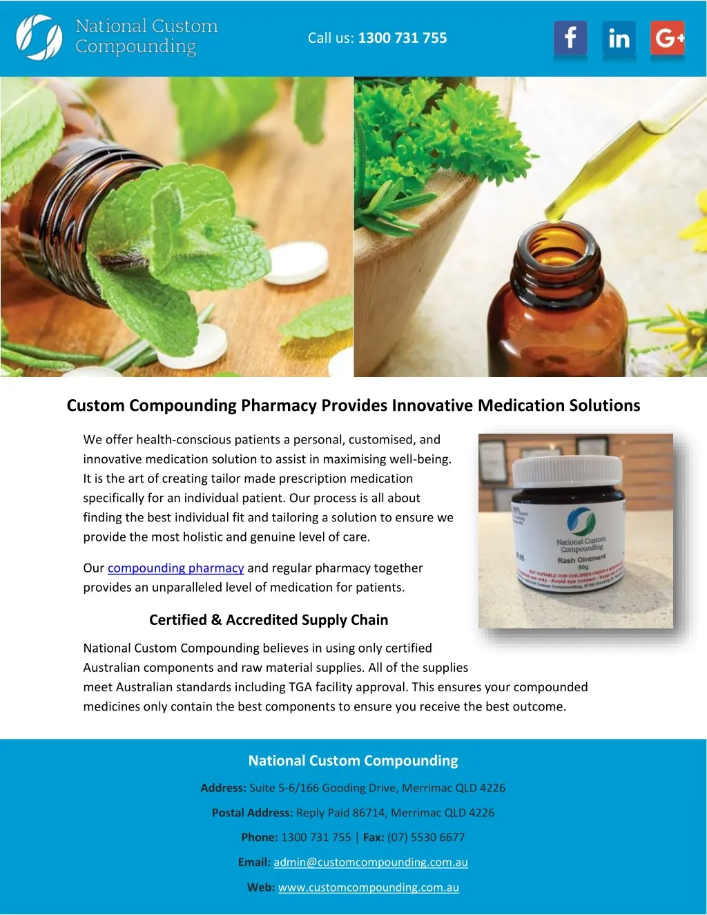 PPT - Custom Compounding Pharmacy Provides Innovative Medication ...