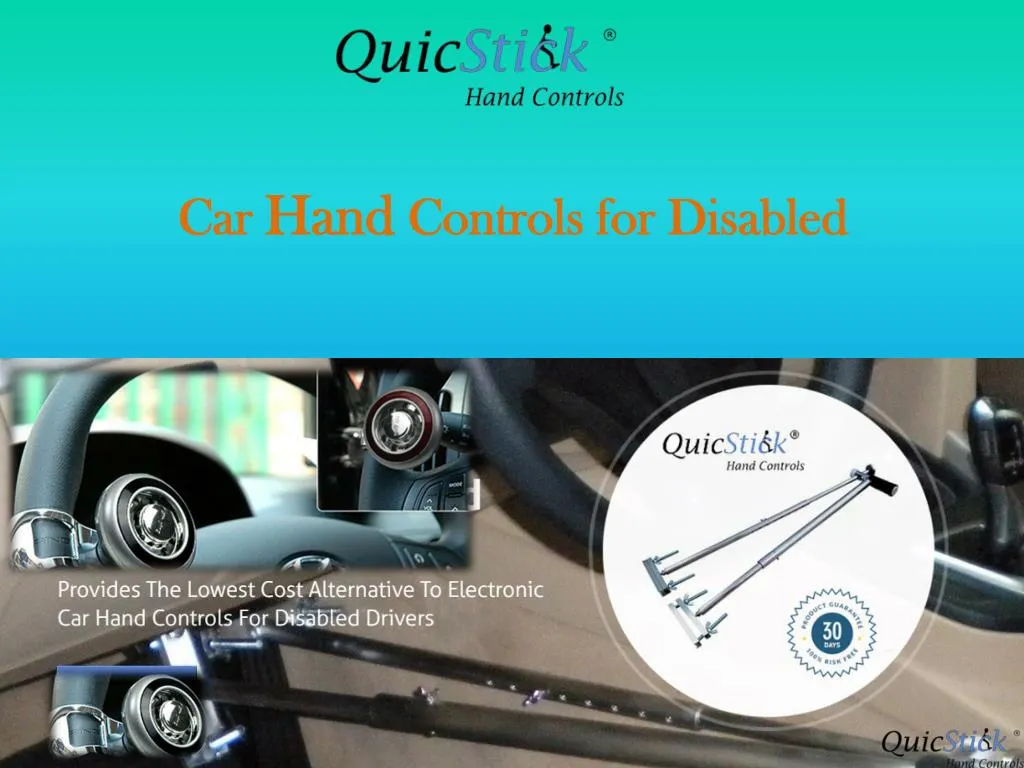 PPT - Car Hand Controls for Disabled : QuicStick PowerPoint ...