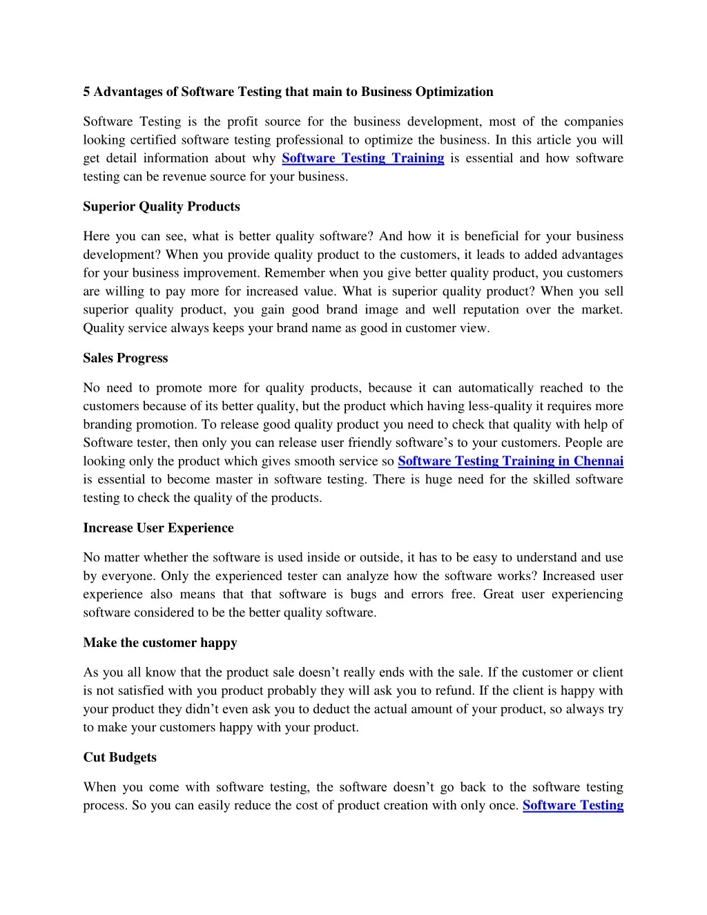 PPT - 5 Advantages of Software Testing that main to Business ...