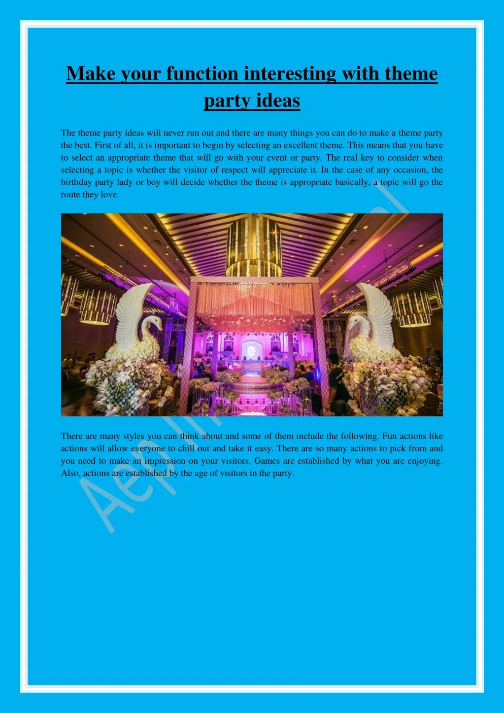 PPT - Make your function interesting with theme party ideas PowerPoint ...