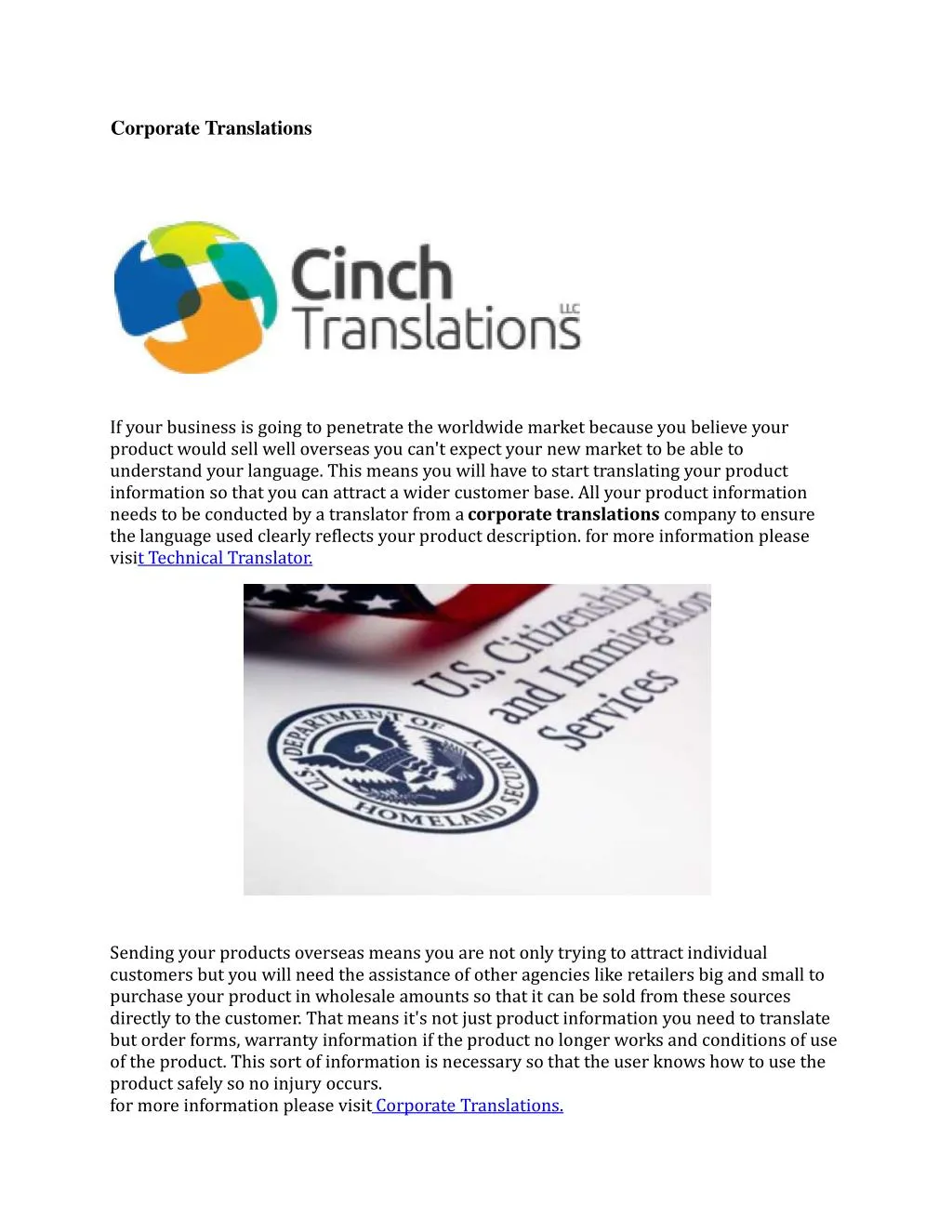 PPT - Corporate Translations PowerPoint Presentation, free download ...