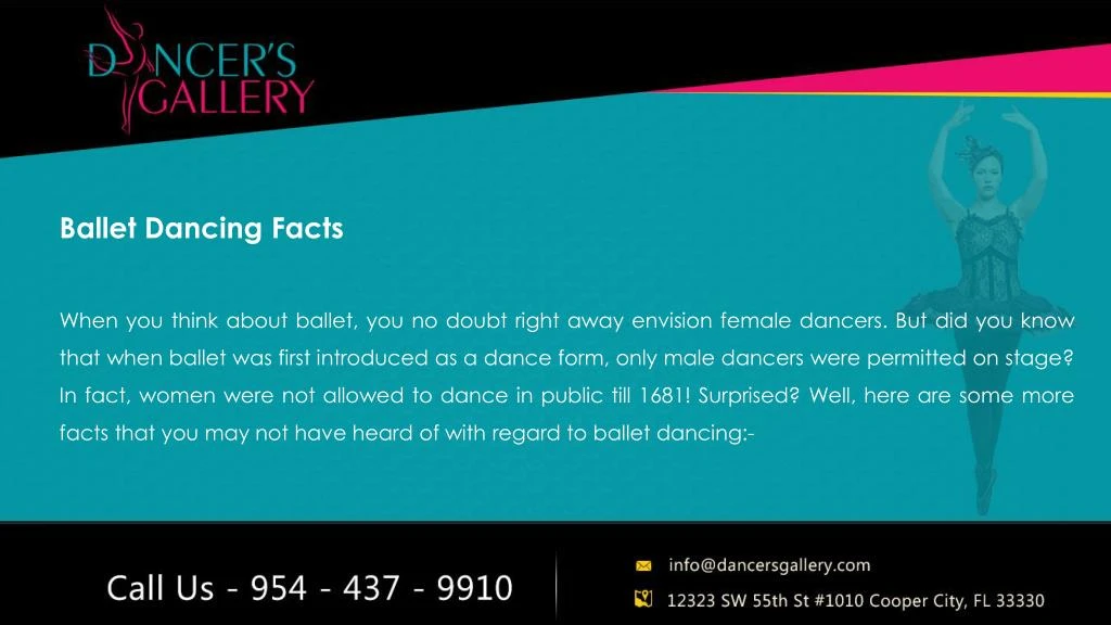 PPT - Ballet Dancing: Facts & Ideas PowerPoint Presentation - ID:7704807