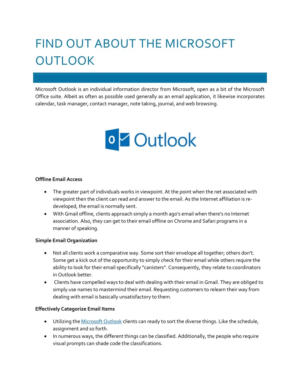 PPT - FIND OUT ABOUT THE MICROSOFT OUTLOOK PowerPoint Presentation ...