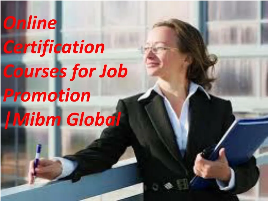 PPT - Online Certification Courses for Job Promotion interest for a HR ...