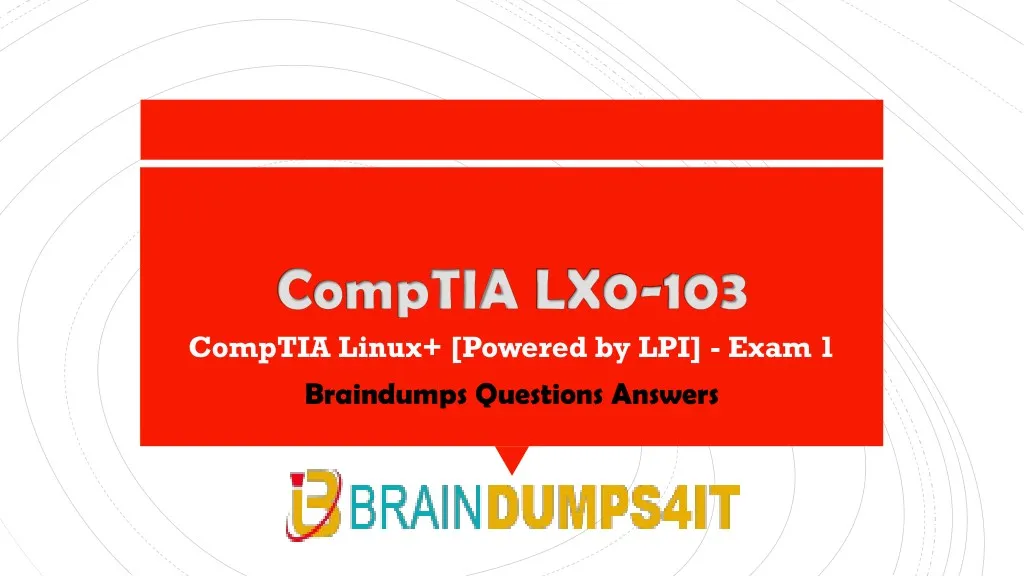 PPT - LX0-103 Dumps PowerPoint Presentation, free download - ID:7709185